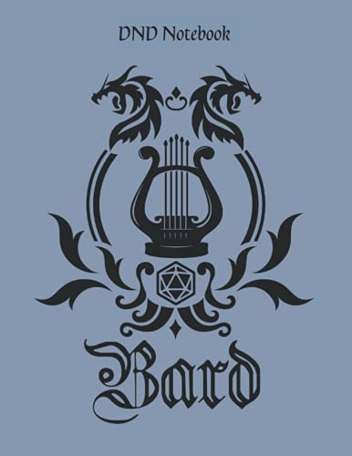 DND Journal: Unique DnD Birthday Gift | Gift for DND Girl Bard | Lined ...