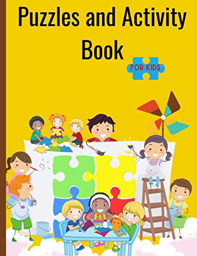 Puzzles and activity book for Kids: Mazes, Word Search, Connect the ...