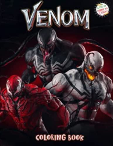 Vénom Coloring Book:: Amazing Fantastic Coloring Book With 100 ...