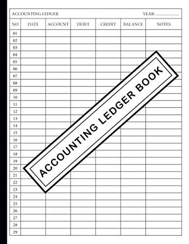 Accounting Ledger Book: Account Book. Bookkeeping Book. Daily Ledger ...