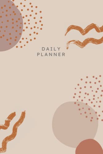 Daily Planner | Boho Undated Monthly calendar | Daily schedule 5am-12am ...
