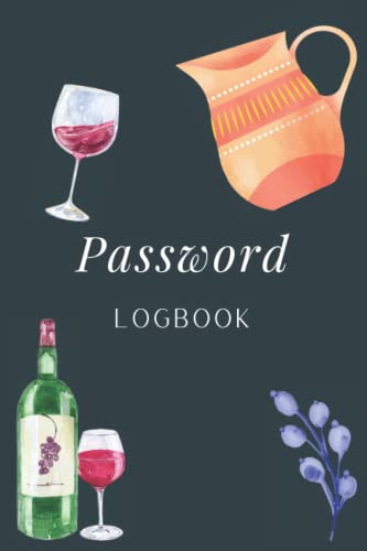 Password Logbook: Password Book & Organizer with Alphabetical Tabs dark ...