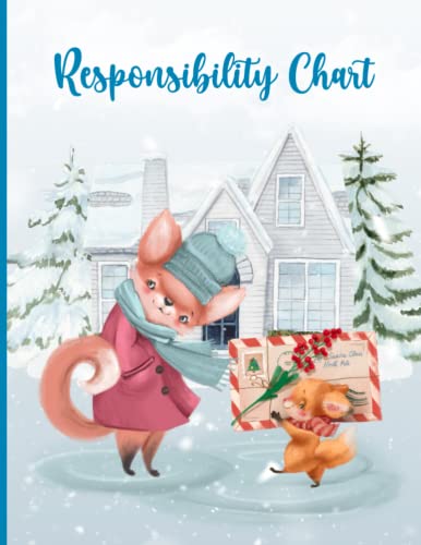 Responsibility Chart: Christmas themed notebook with 52 undated weekly ...
