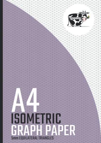 A4 Isometric Graph Paper: Isometric Notebook, 5mm Equilateral Triangles ...