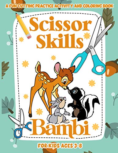 Bambi Scissor Skills: Perfect Book Cutting And Paste Skills Workbook ...