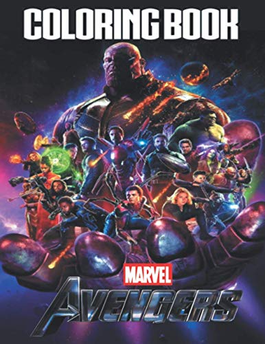 Avengers Coloring Book: An Incredible Gift For Avengers True Fans And ...