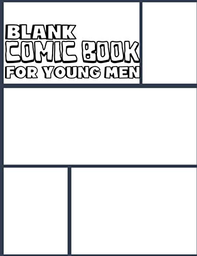 Blank Comic Book For Young Men: Create Your Own Comics With This Comic ...