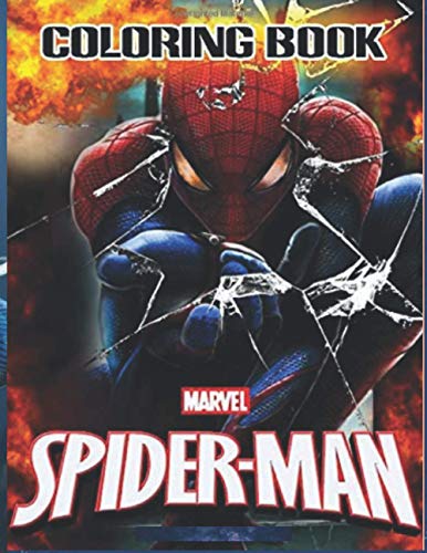 spiderman coloring book: High Quality Illustrations for Kids of All ...