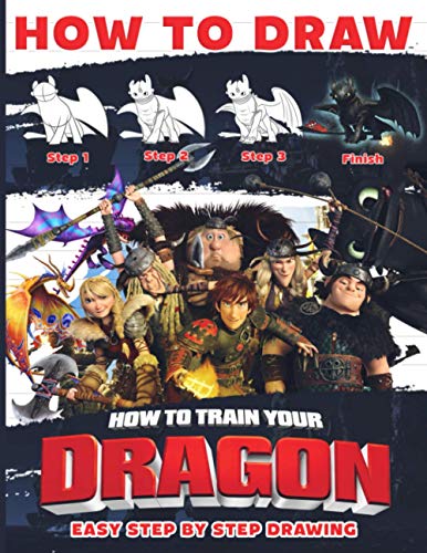How to Draw How To Train Your Dragon: Step-by-Step Character And Figure ...