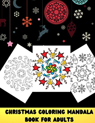 christmas mandala coloring book: 22 Intricate & detailed designs to ...