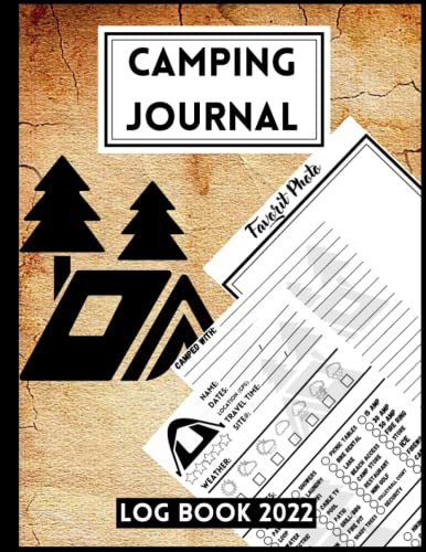 Camping Journal Log Book 2022: camping log book and planner 2022 ...