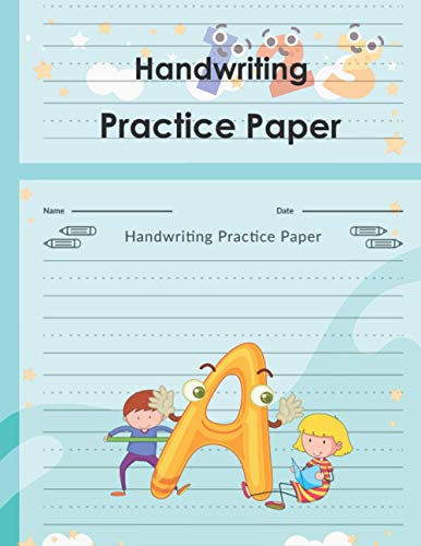 Handwriting Practice Paper: Handwriting Practice workbook for kids ...