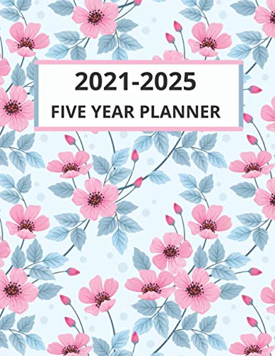 2021-2025 Five Year Planner: 5 Year Monthly Planner | 60 Month Pocket ...