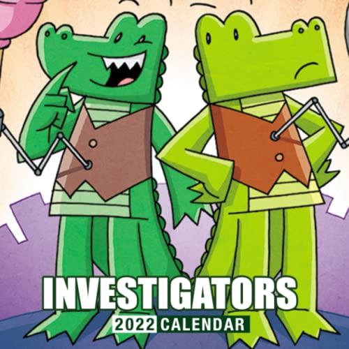 InvestiGators Calendar 2022: Colorful book for teen, kids. Mini Planner ...