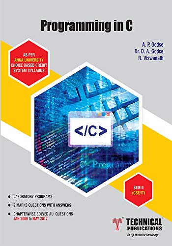 Programming in C for Anna University R17 CBCS by A. P. Godse | Goodreads