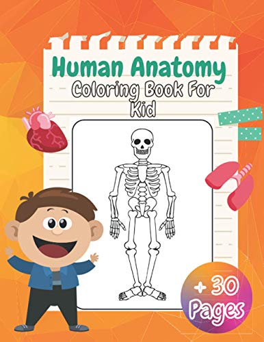 Human Anatomy Coloring Book for Kids: My First Human Body Parts and ...