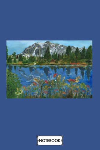 Mountain Lake G99049 Notebook: Journal, Planner, Matte Finish Cover, 6x9 120 Pages, Lined ...