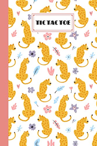 Tic Tac Toe: Games Fun Activities for Kids With Cheetah Cover Design ...