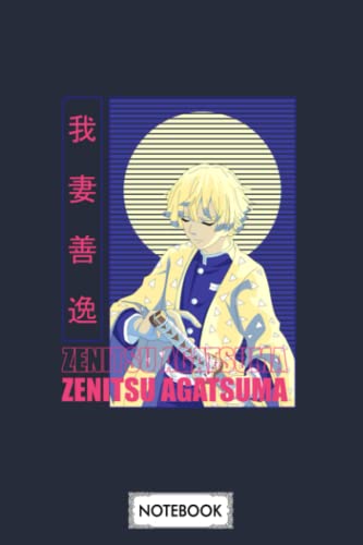 Zenitsu A73191 Notebook: Planner, Diary, Journal, 6x9 120 Pages, Lined ...