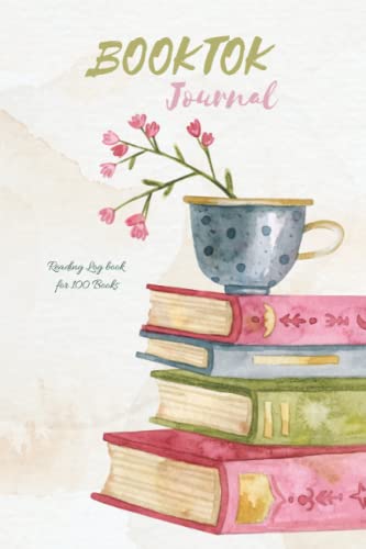 BOOKTOK JOURNAL. Reading Log Book for 100 Books: A Reading Tracker ...