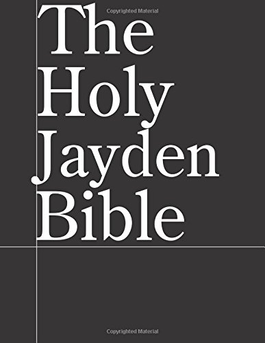 The Holy Jayden Bible by Jussle Bears | Goodreads