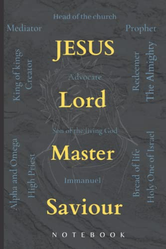 The Names of Jesus Notebook: Prayer Journal. Great Christian Gift. Or ...