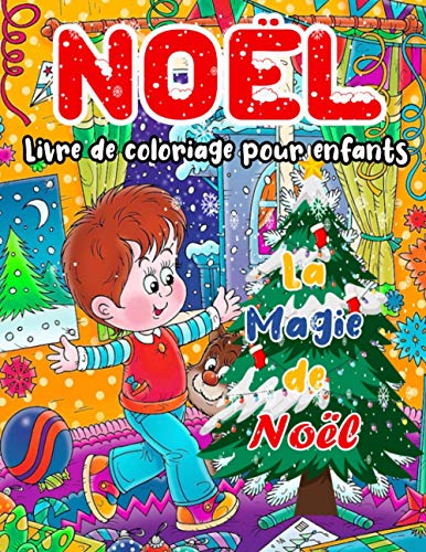 Noël livre de coloriage pour enfants: Joyeux Noël - Livres à colorier ...