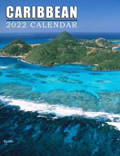 Caribbean 2022 calendar: Beach, natural, Mini Planner January 2022 ...