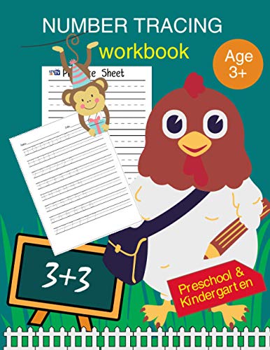 Preschool numbers tracing math practice workbook,Number Tracing Book ...