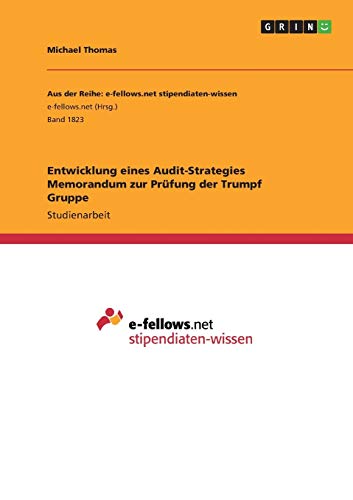 Entwicklung eines Audit-Strategies Memorandum zur Prüfung der Trumpf ...