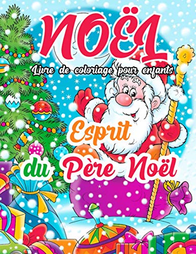 Noël Livre de coloriage pour enfants: Joyeux Noël - Livres à colorier ...