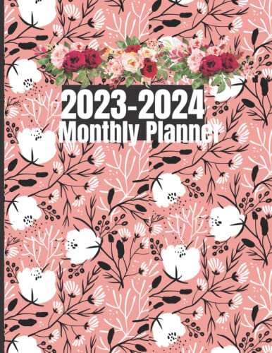 2023-2024 Monthly Planner: Large Two Year Planner Calendar Schedule ...