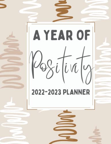 a year of positivity 2022-2023 monthly planner: 2022 Monthly Planner ...