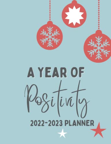 a year of positivity 2022-2023 monthly planner: 2022 Monthly Planner ...