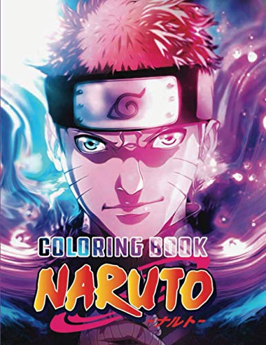 Naruto Coloring Book: Anime Coloring Book with high quality ...