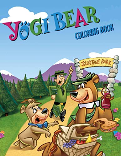 Yogi Bear Coloring Book: 50+ GIANT Great Pages with Premium Quality ...