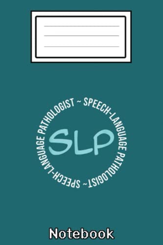 Speech Pathology Therapy Therapist Autism Awareness Month Notebook ...