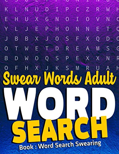 Swear Words Adult Word Search Book : Word Search Swearing by JD Adult ...