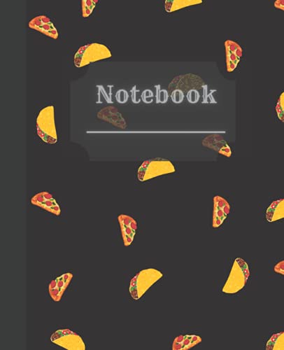 Notebook: A 7.5X9.25 120 page college rule lined notebook with a fun ...
