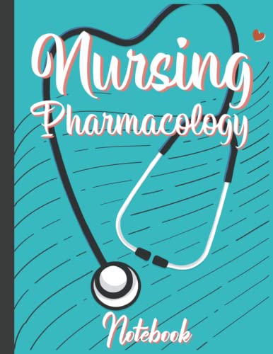 Nursing Pharmacology Blank Medication Template Notebook & Note Guide ...