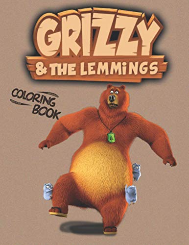 grizzy and the lemmings coloring book: a fun activity coloring book for ...