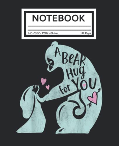 Notebook: Pịxar Brạve Merịda A Bear Hug For You 110 Pages College Wide ...