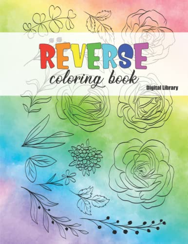 Reverse coloring book: the book has the colors you draw the lines | for ...