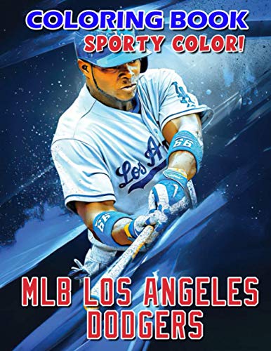 Sporty Color! - MLB Los Angeles Dodgers Coloring Page: A Coloring Book ...
