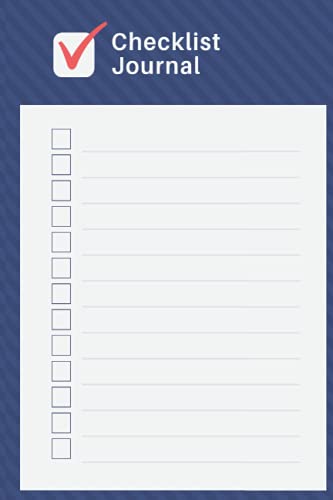 Checklist Journal: 120 Daily Lined To-Do Lists with Checkboxes - Pink ...