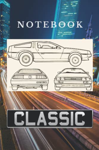 Classic Auto vehicle log book / 100 pages Lined / Glossy Cover: Vintage ...