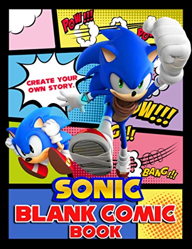 Sonic Blank Comic Book: A Interesting Item For Fans To Draw With Many ...