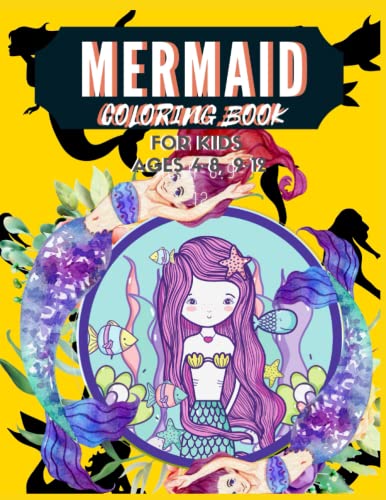 Mermaid Coloring Book: For Kids Ages 4-8 , 9-12: activity books ; 100 ...