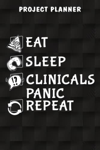 Project Planner Womens Nurse Eat Sleep Clinicals Panic Study Care Plans ...