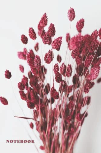 Notebook Flower: Flower notebook for girls, 6 x 9, block design: 220 ...